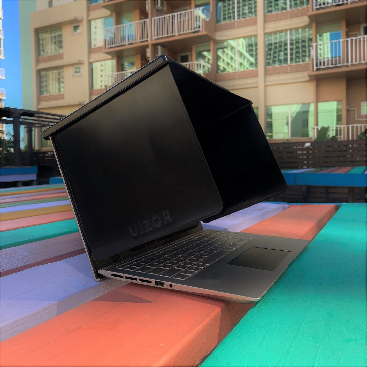 VIZOR Sun Shade for Laptop | Sun Shield | Heat Shield | Privacy Shield